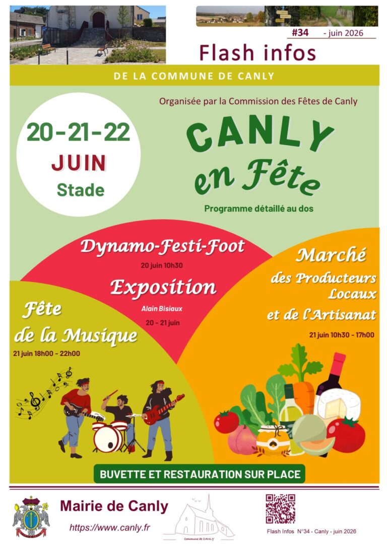 Fête communale juin 2026 - Canly
